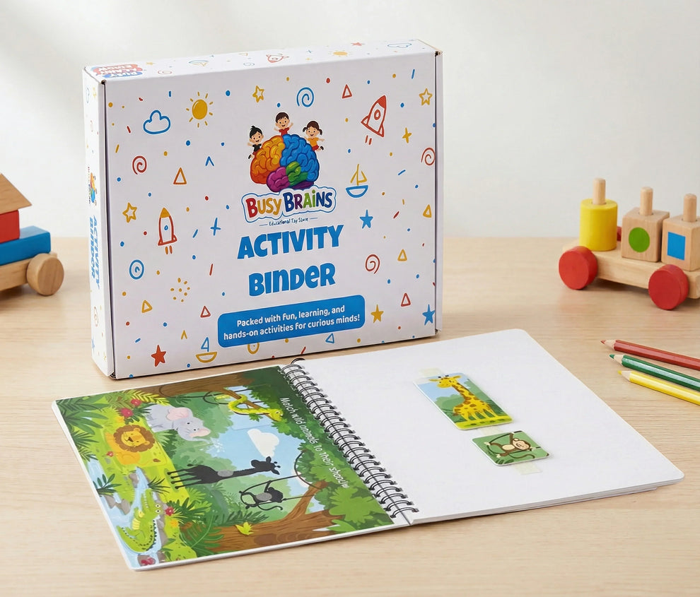 🐾Montessori Animals Activity Binder & Busy Book | Busy Brains